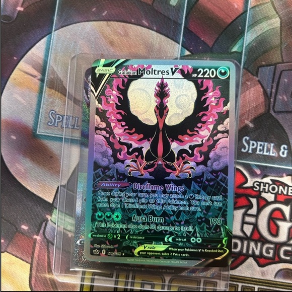 Pokemon | Toys | Galarian Moltres V Pokmon Card | Poshmark